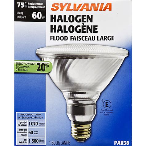Sylvania Light Bulb Halogen Flood 60 Watts 1 Ea General Light