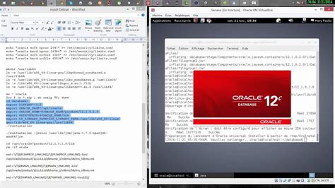 Install Oracle 12c On Debian 7 6 0 64bit Youtube