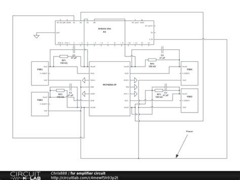 Fsr Amplifier Circuit Circuitlab