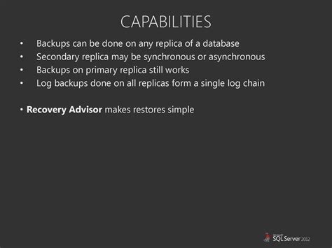 Active Secondary Enabling Backup On Secondary Ppt Download