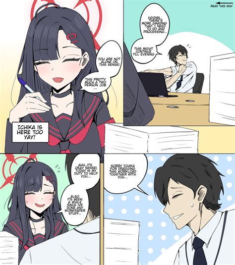 Sensei And Ichika Blue Archive Drawn By Winchesterizy Danbooru