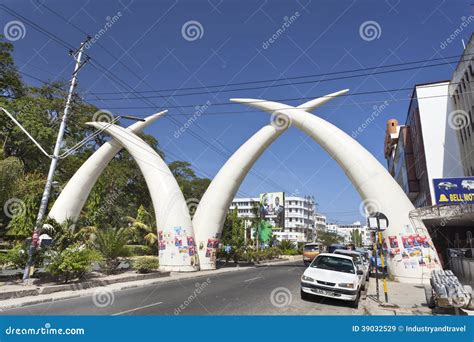 Mombasa Tusks Kenya Editorial Editorial Stock Image Image Of
