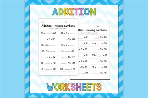 Adding Digit And Digit Numbers Graphic By Atlasart Creative Fabrica