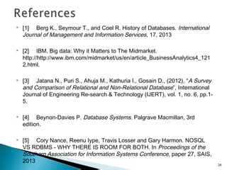 Performance Analysis Between Sql Ans Nosql Ppt