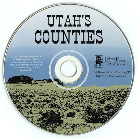 Utahs Counties 1998 Letterpress Software Free Download Borrow