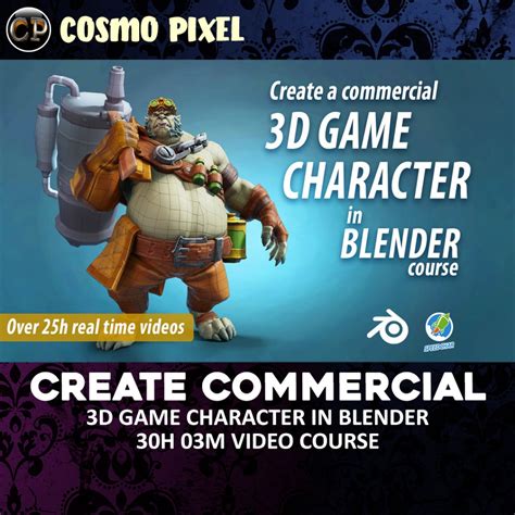 Create Commercial 3d Game Character In Blender Course For Pc Windows