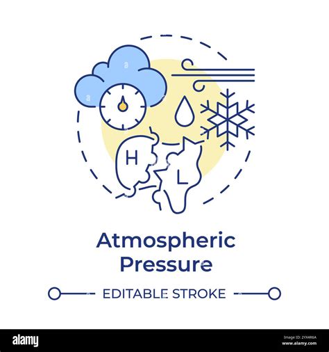 Atmospheric Pressure Multi Color Concept Icon Stock Vector Image And Art Alamy