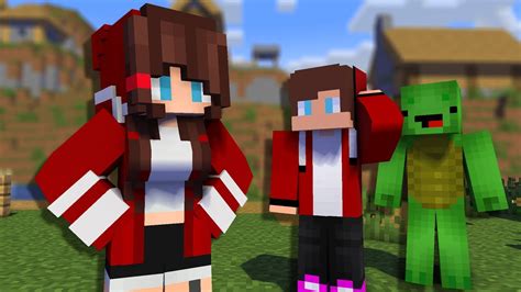 Maizen I Met Jjs Sister Minecraft Animation Jj And Mikey Youtube