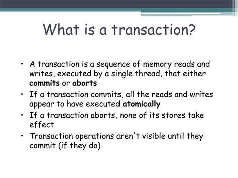 Ppt The Future Of Computing Transactional Memory Lectures For Efficient Algorithms Powerpoint
