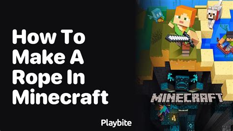 How To Make A Rope In Minecraft A Simple Guide Playbite