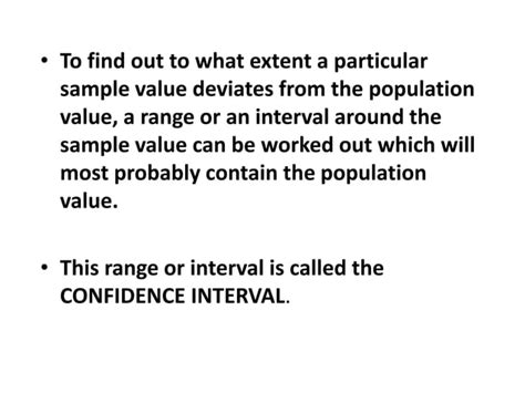 Standard Error And Confidence Intervalspptx Physics Science