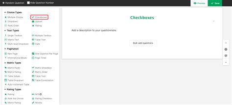 Checkboxes Question Surveymars Help