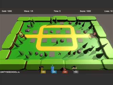 Скачать игру на юнити бесплатно Tower Defense V011