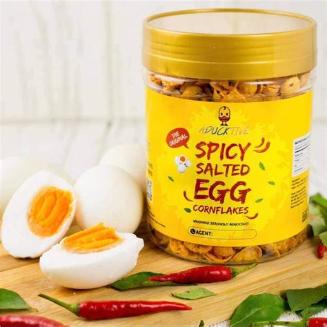 Aducktive Spicy Salted Egg Conflakes 220gm Shopee Malaysia