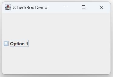 Jcheckbox In Java Swing Codersathi