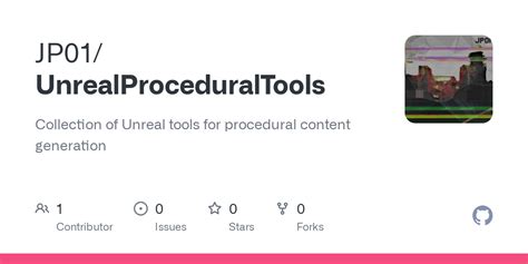 Github Jp01 Unrealproceduraltools Collection Of Unreal Tools For