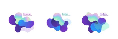 Liquid Amorphous Organic Irregural Shape Vector Image