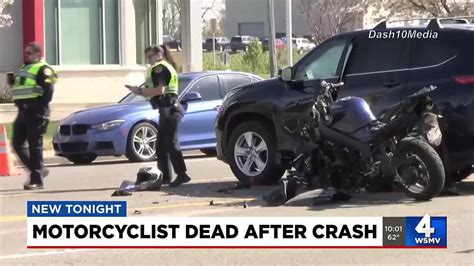 Motorcyclist Dead After Crash Youtube