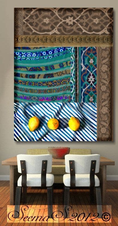 Moroccan Doorway Architecture Islamic Art Blue Door Print Pastel