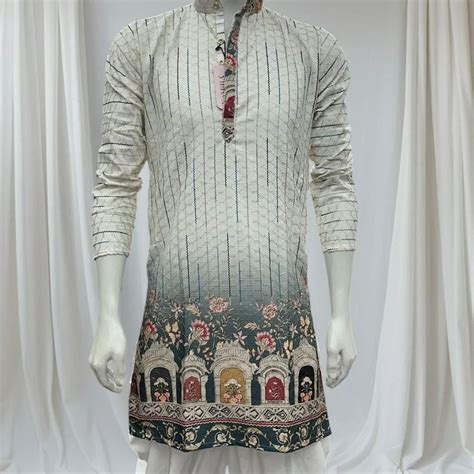 Printed Mens Special Daman Kroset Kurta At ₹ 340piece In Surat Id