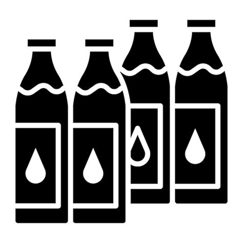 Premium Vector Milk Bottles Vector Illustration