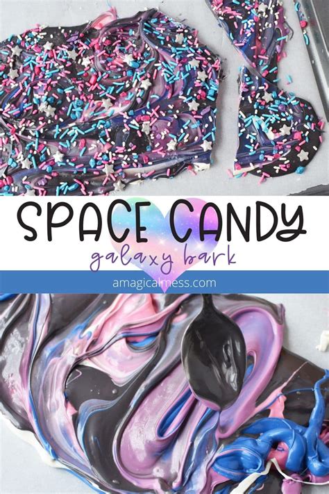How To Make Galaxy Bark With Candy Melts Out Of This World Treat