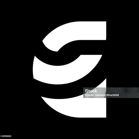 최소한의 Sc 로고 고급스러운 배경에 Cs 편지의 아이콘입니다 Sc 모노그램 이니셜을 기반으로 한 로고 아이디어 전문적인 다양한