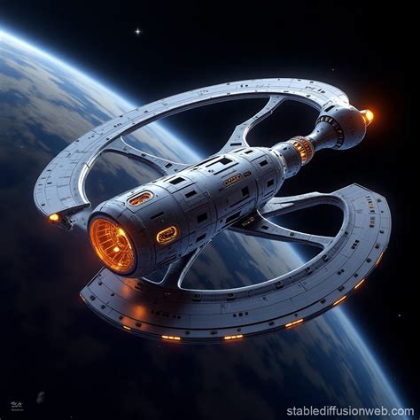 Spore Drive In Star Trek Enterprise Stable Diffusion Online