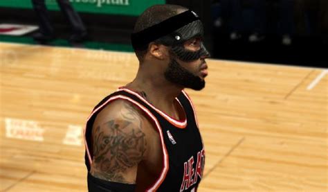 《nba 2k14》詹姆斯黑色面具补丁下载mod下载快吧补丁网