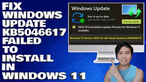 How To Fix Windows Update Kb5046617 Fails To Install In Windows 11