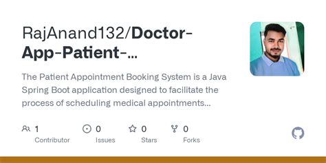 Github Rajanand132doctor App Patient Appointment Booking System The