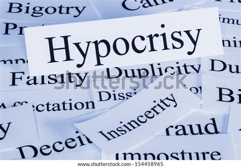 Hypocrisy Concept Conceptual Look Hypocrisy Insincerity Stock Photo 154458965 Shutterstock