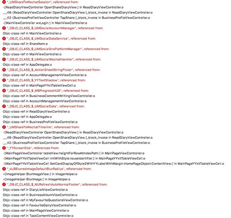 ios got symbol s not found for architecture arm64 errors when