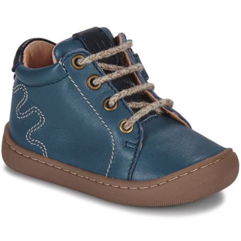 Chaussures Pré Marche En Cuir My Deboo Denim Easy Peasy Dröm Design