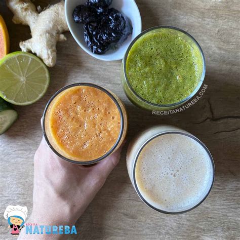 Sucos Detox Para Emagrecer Receita Natureba