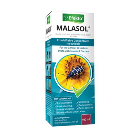 Efekto Malasol Emulsifiable Concentrate Insecticide 100ml Garden