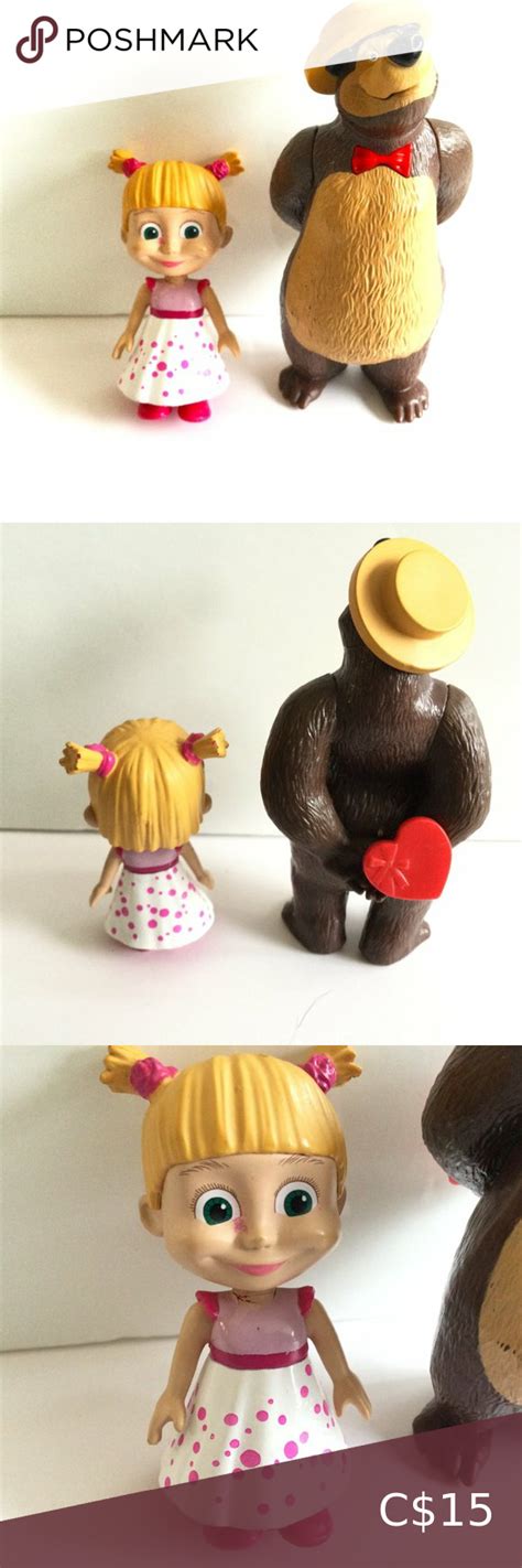Masha And The Bear Figures From Spinmaster Birthday Set Masha And The Bear Figures Birthday