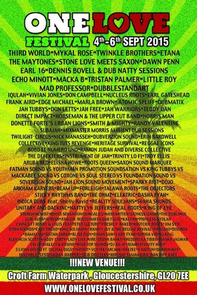 One Love Festival 2015 Uk