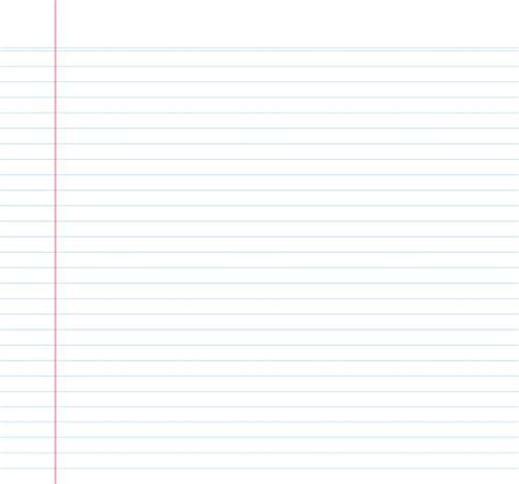 Blank Notebook Paper Sheet Royalty Free Vector Image