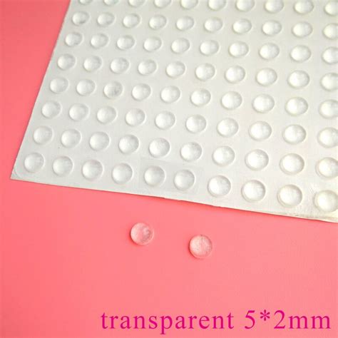 100pcs 5mm 2mm Self Adhesive Soft Anti Slip Bumper Grandado