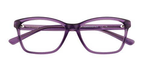 Marlowe Cat Eye Clear Purple Glasses For Women Eyebuydirect Canada