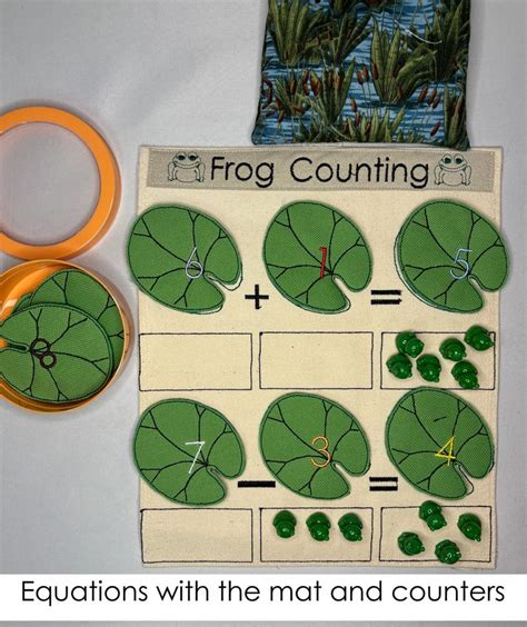 Frog Counting Work Math All Materials Included Etsy