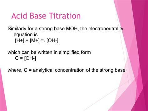 Acid Base Titration.ppt | Chemistry | Science