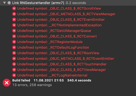 Rngesturehandlermanager H Error Expected A Type