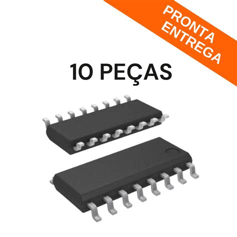 Kit 10 Peças Circuito Integrado SI4732 10 GS SOIC 16 SMD Circuitos