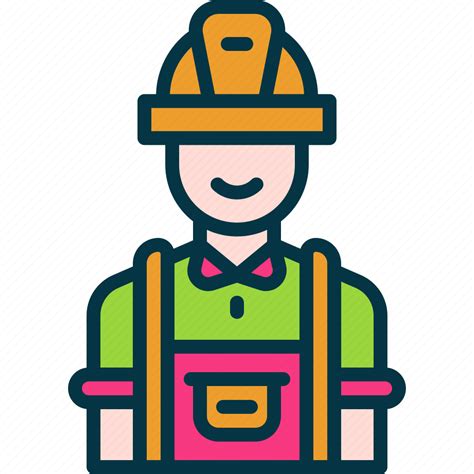 Builder Engineer Man Labor Worker Icon Download On Iconfinder