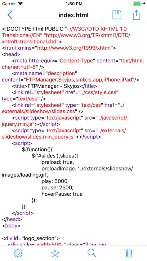 Ftpmanager Ftp Sftp Client For Iphone Download