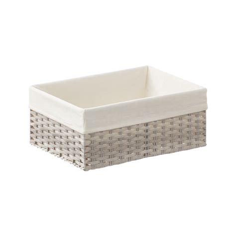 Montauk Woven Rectangular Storage Bins The Container Store