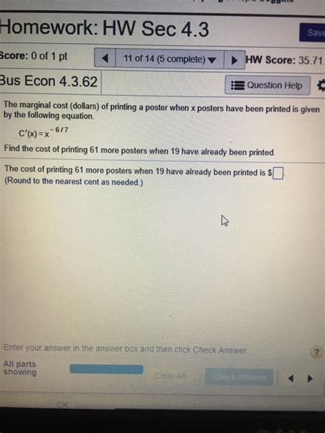 Solved Homework Hw Sec 4 3 Score 0 Of 1 Pt 11 Of 14 5