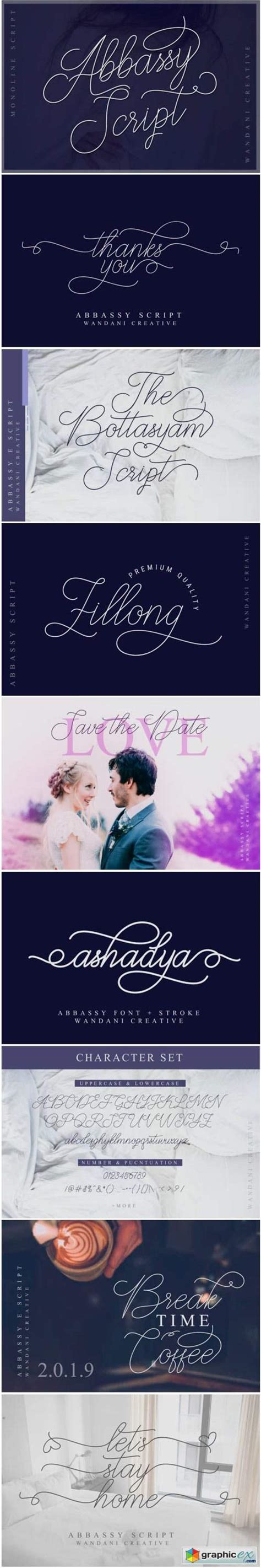 Abbassy Script Font Free Download Vector Stock Image Photoshop Icon